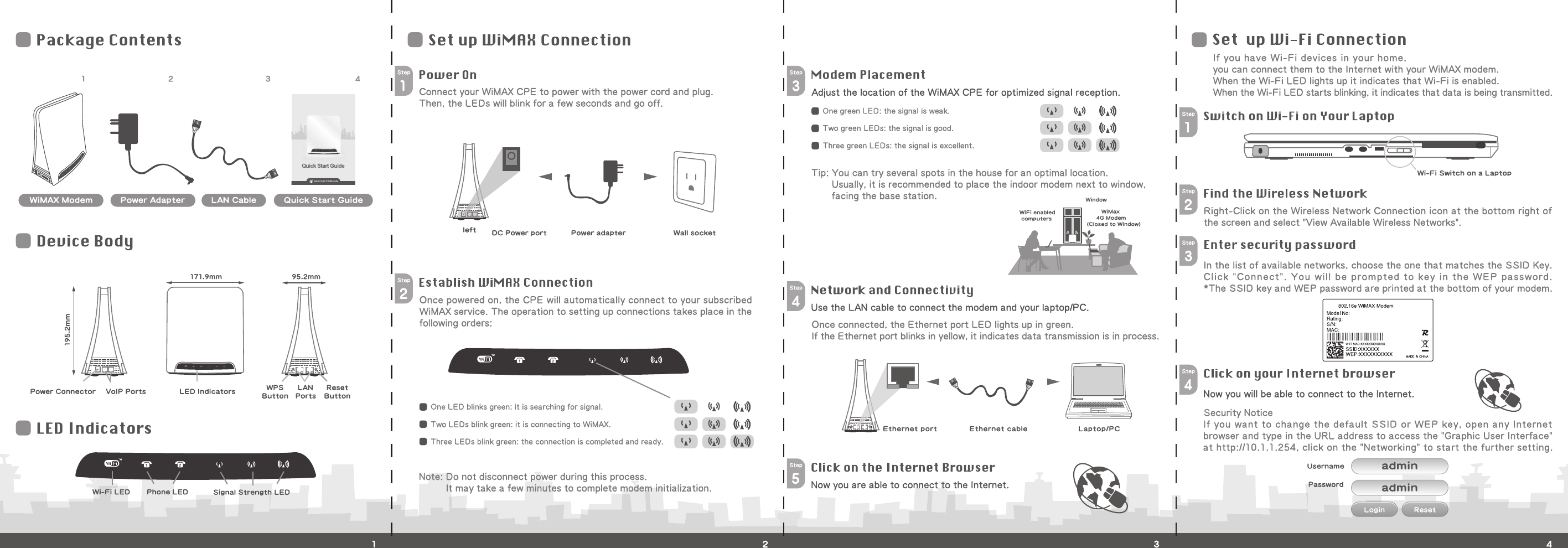 Green Packet Berhad DX250-GP WIMAX 802.16E INDOOR IAD User Manual GP ...