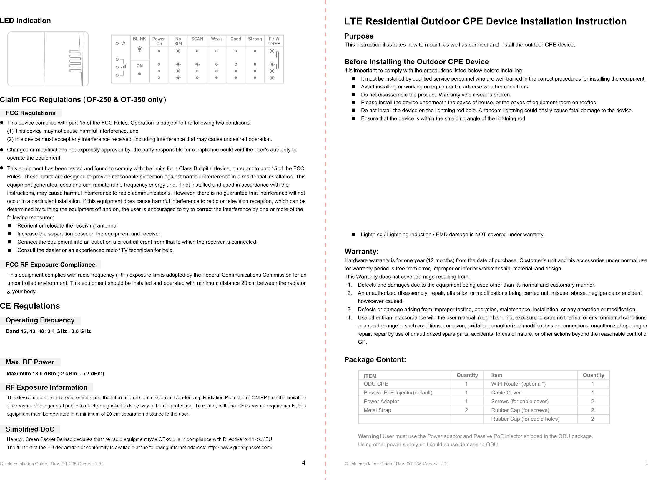 Green Packet Berhad OT235-GP LTE CPE Discussion and FAQ 18 0226 OT235 ...