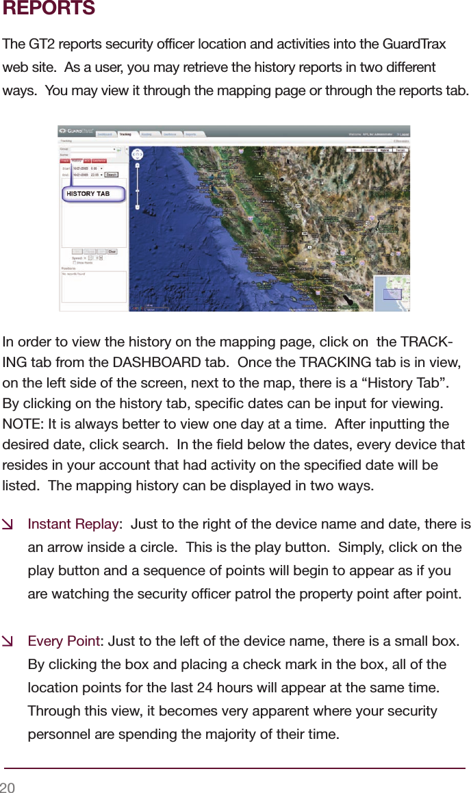 Guardtrax GT-900100 Tracking device User Manual Layout 1