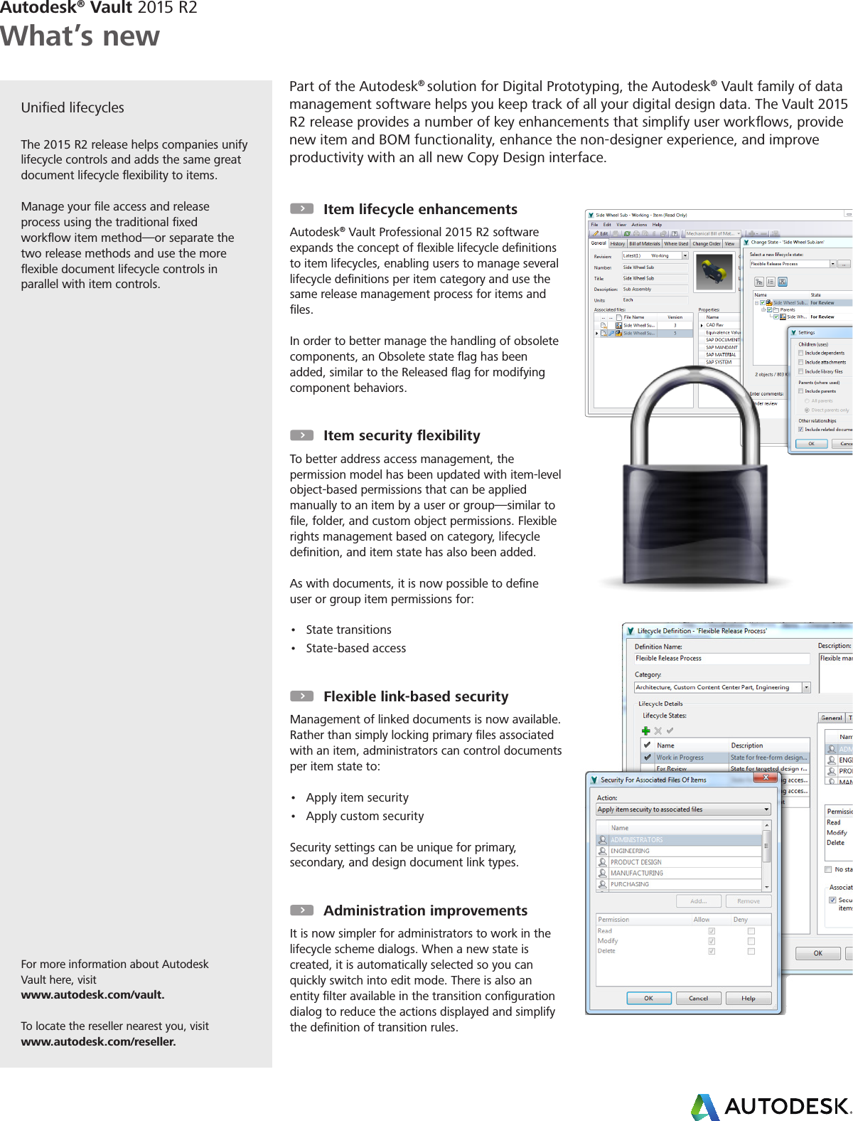 Autodesk Vault 2015 What's New Guide