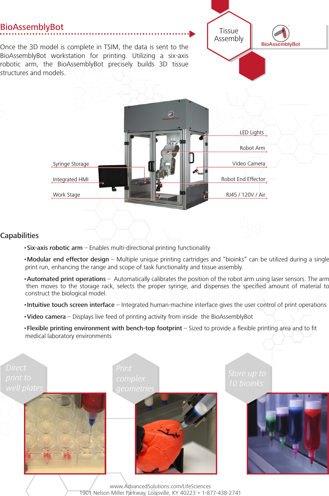 TSIM And Bio Assembly Bot Brochure