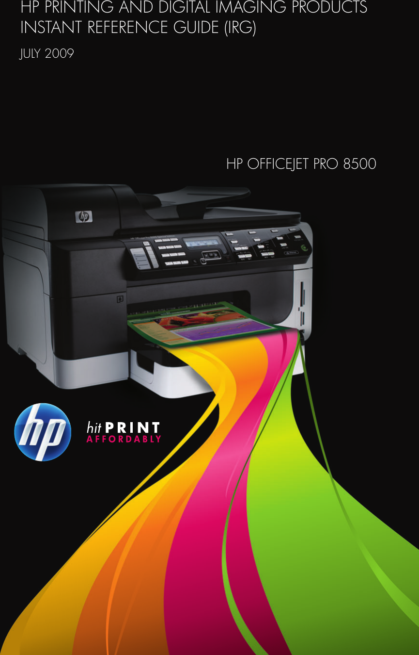 H P Products Pro 8500 Users Manual