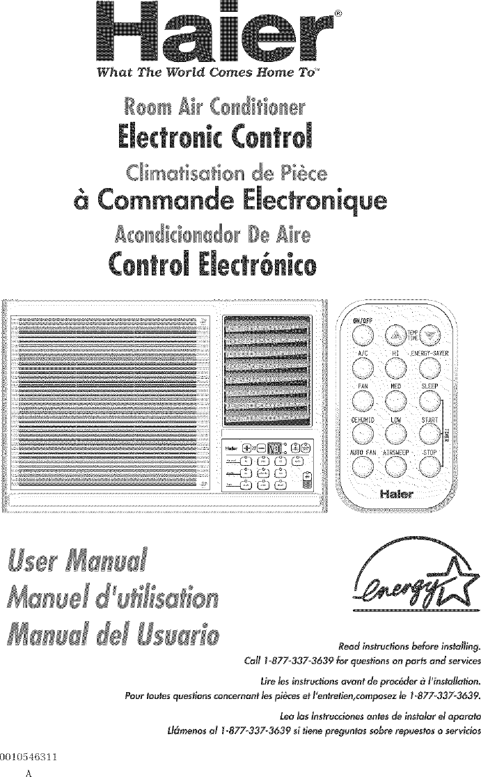 Haier Air Conditioner Manual