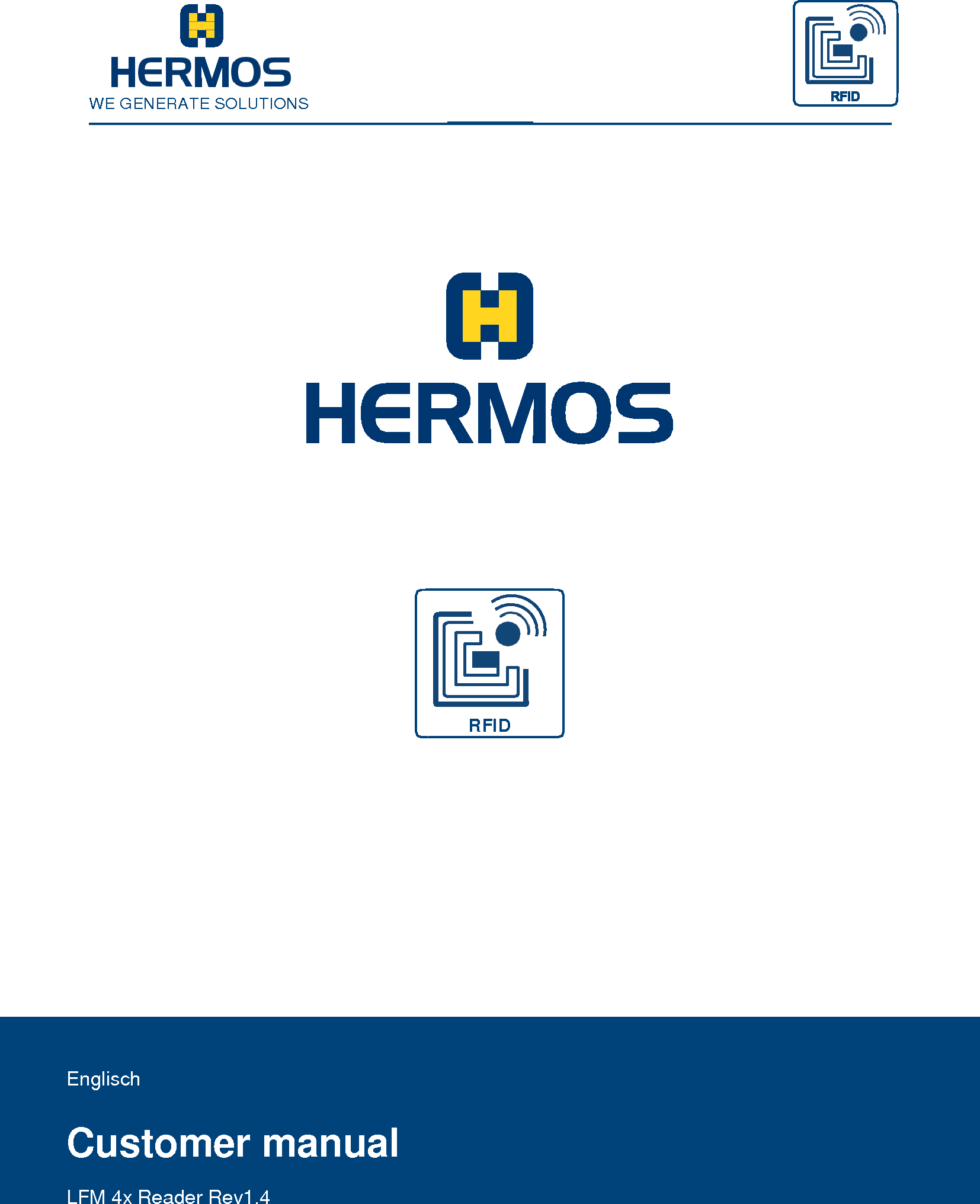 HERMOS LFM-4X LFM Reader User Manual