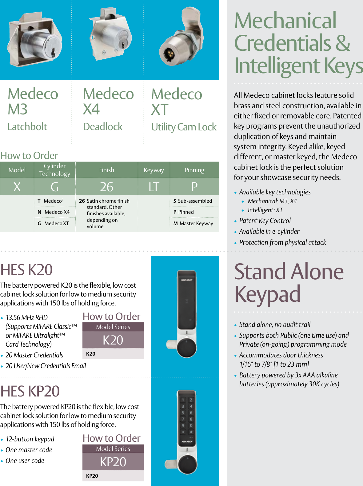 HES ASSA ABLOY Electronic Security Hardware Cabinet Lock Overview ESH ...