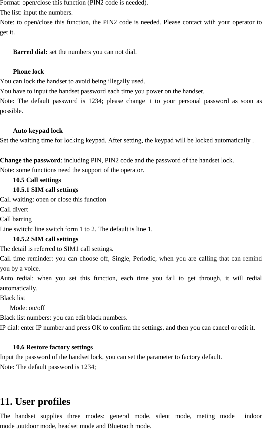 HK AONYSTAR 2707 Mobile phone User Manual 12
