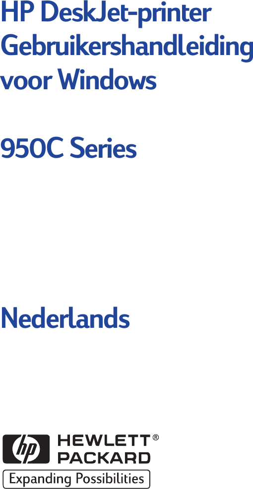 HP DeskJet Series C6428 90034 Gebruikershandleiding * Windows ...