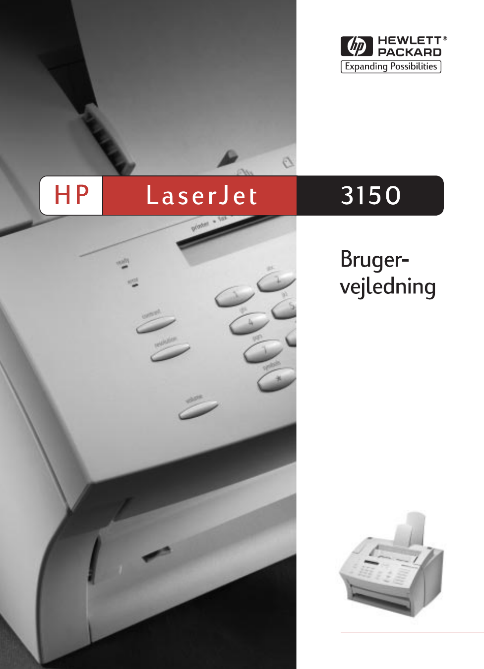 HP HPCROPCV Laser Jet 3150 Product User Guide Bpl07645