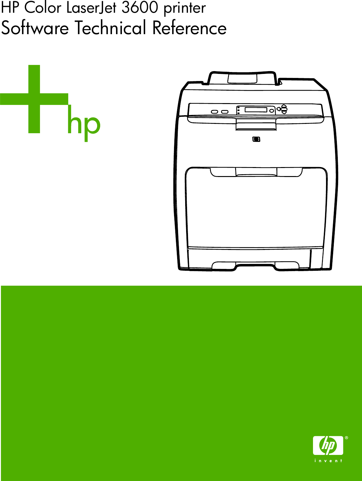 HP Color LaserJet 3600 Software Technical Reference, External ENWW ...