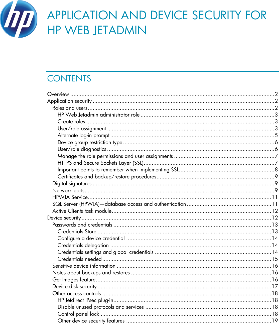 HP Application And Device Security For Web Jetadmin ENWW C01840730