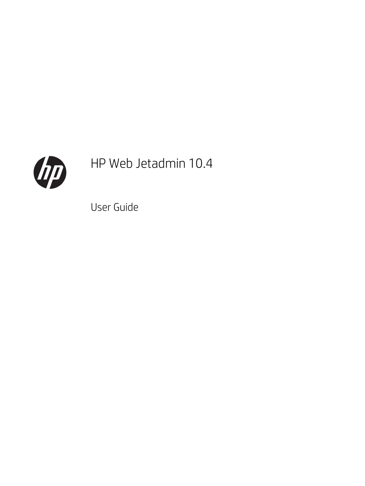 HP Web Jetadmin 10.4 User Guide ENWW C01840794