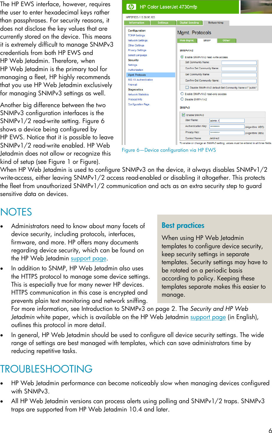 HP Understanding SNMPv3 And Web Jetadmin ENWW C01941786