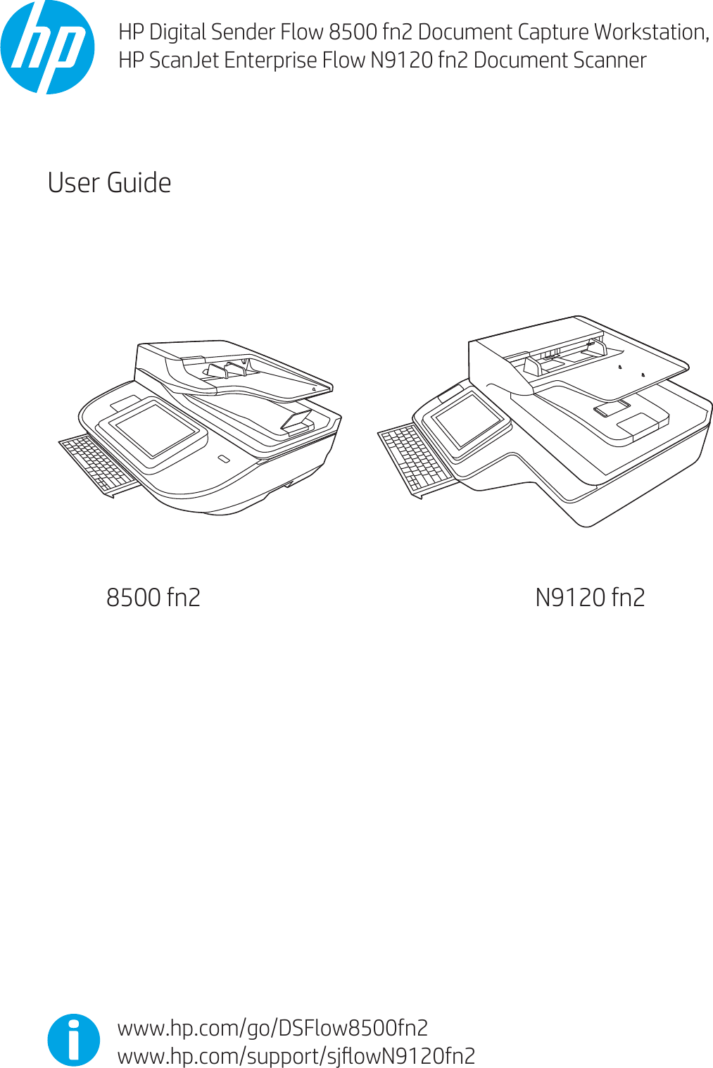 HP Digital Sender Flow 8500 Fn2 Capture Workstation, ScanJet Enterprise ...