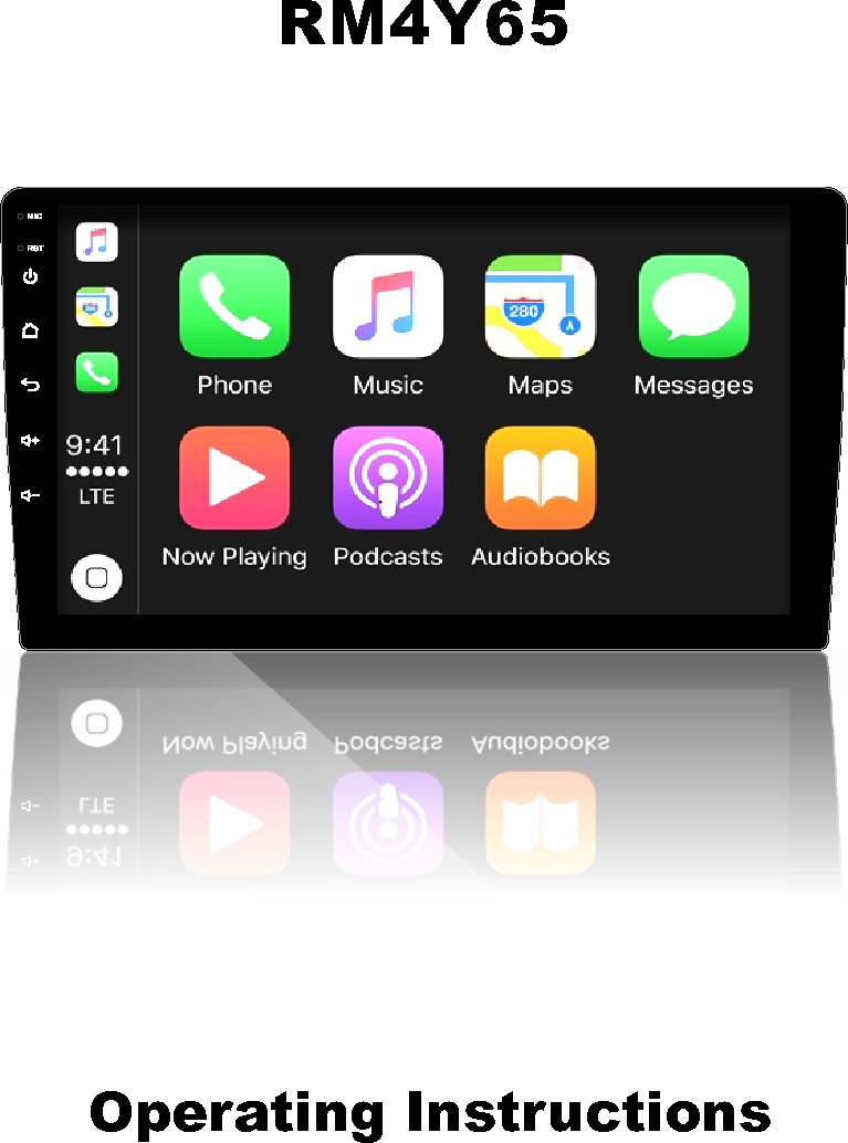 HUIZHOU FORYOU GENERAL ELECTRONICS RM4Y65 CAR INFOTAINMENT SYSTEM User ...