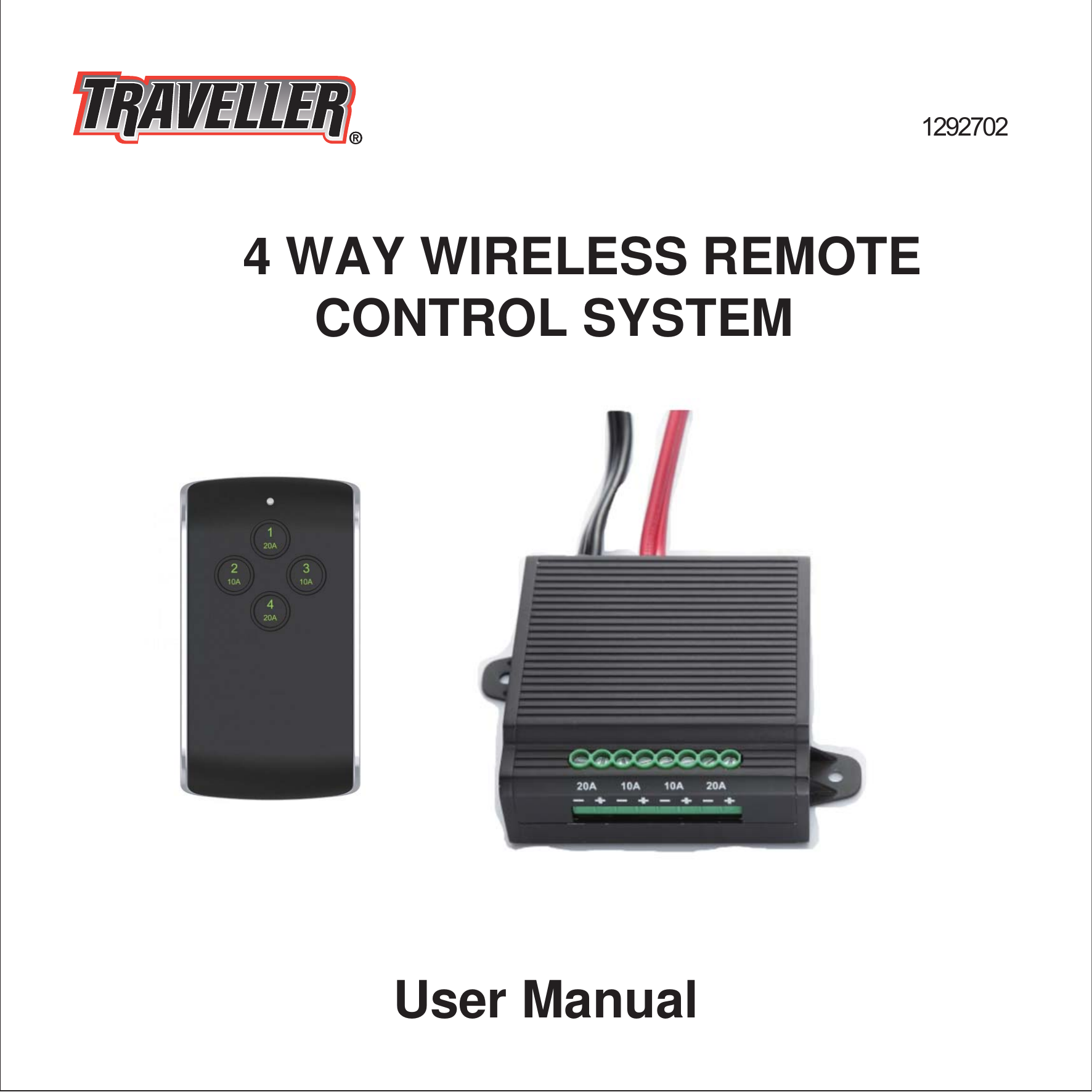 HangZhou Dingyu Electronic Technology 1292702 TRV 4 WAY WIRELESS REMOTE ...