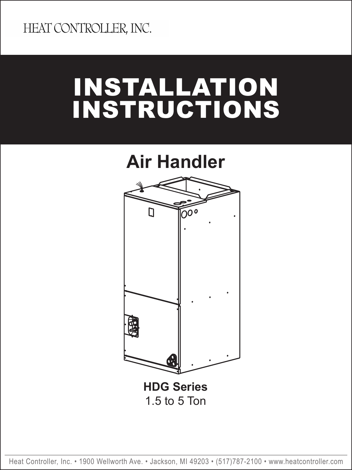 Heat Controller Hdg Quick Start Guide
