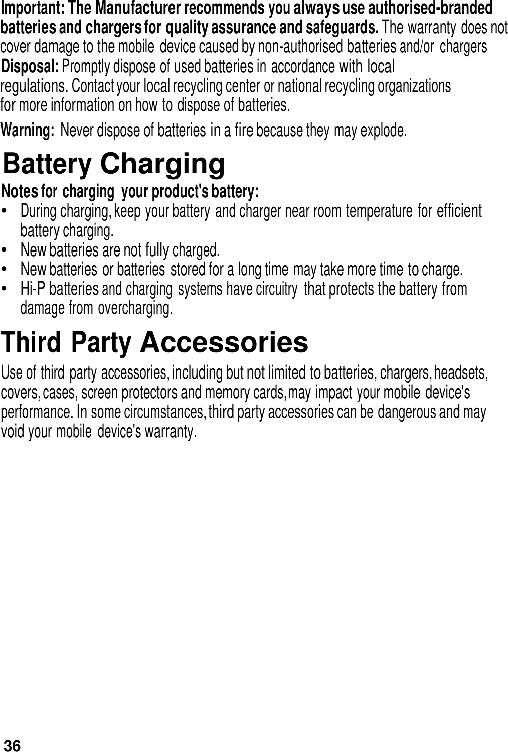 Hi P H375I iDEN Transciever with Bluetooth User Manual