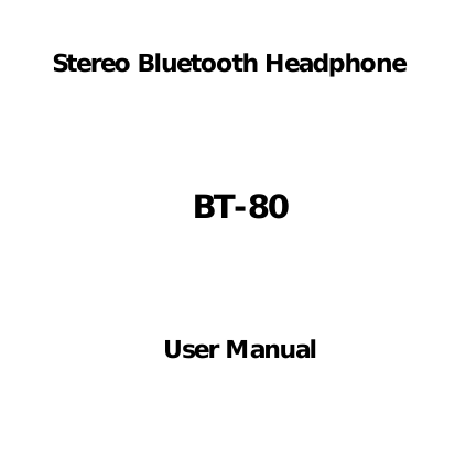 High Zone Technology BT80 Bluetooth Headphone Discussion and FAQ BT 80 ...