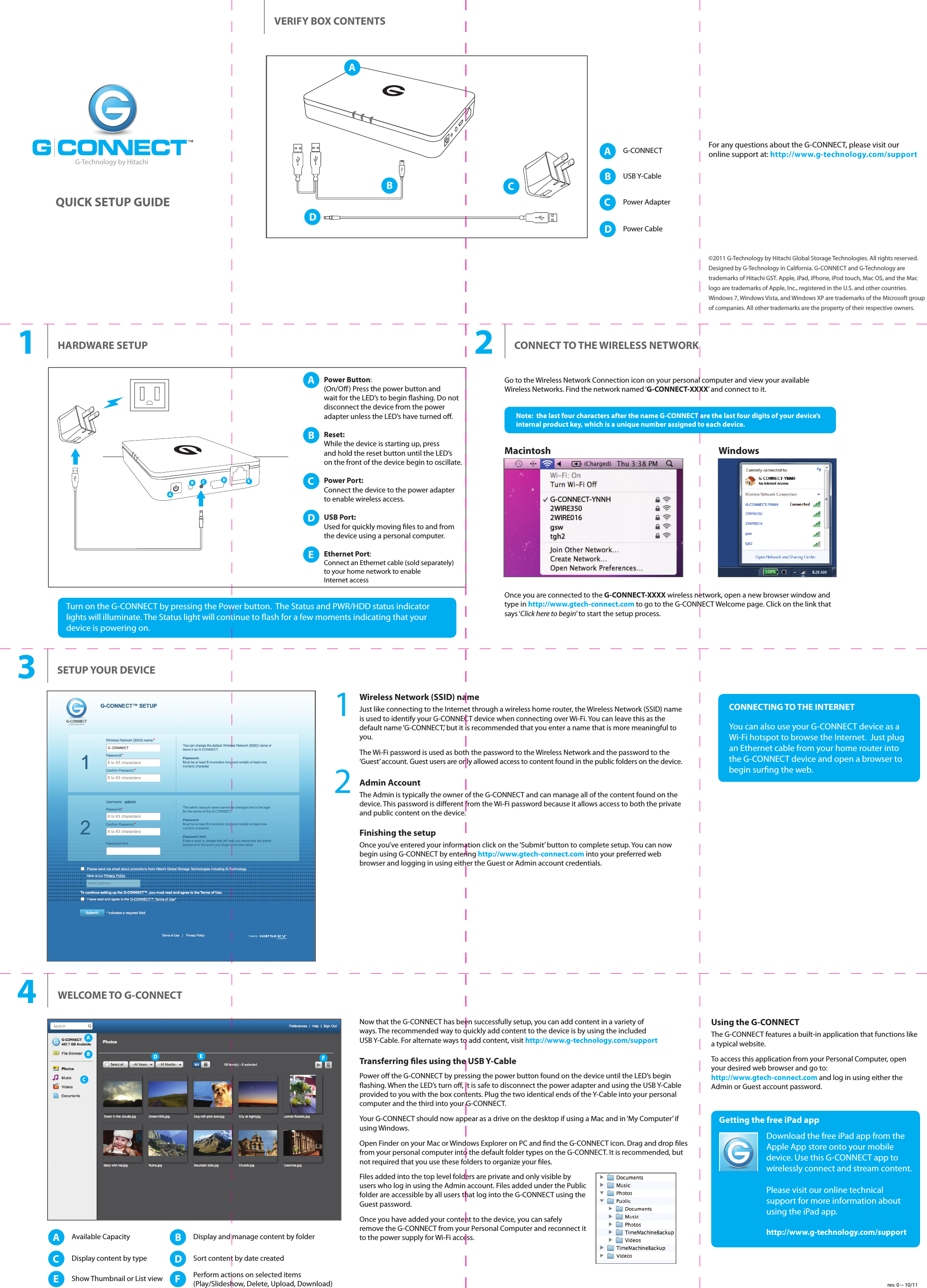 Hitachi Global Storage Technologies GCONNECT WiFi NAS (G-connect) User ...