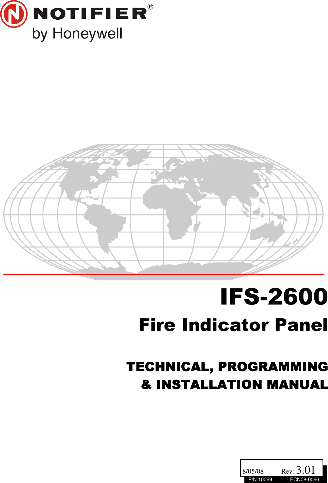 Honeywell Notifier Ifs 2600 Users Manual Install V3 01 Honeywell Notifier Ifs 2600 Users Manual Install V3 01