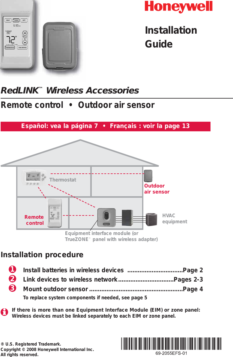 Honeywell REM5000R01 Remote Control User Manual Manual 2
