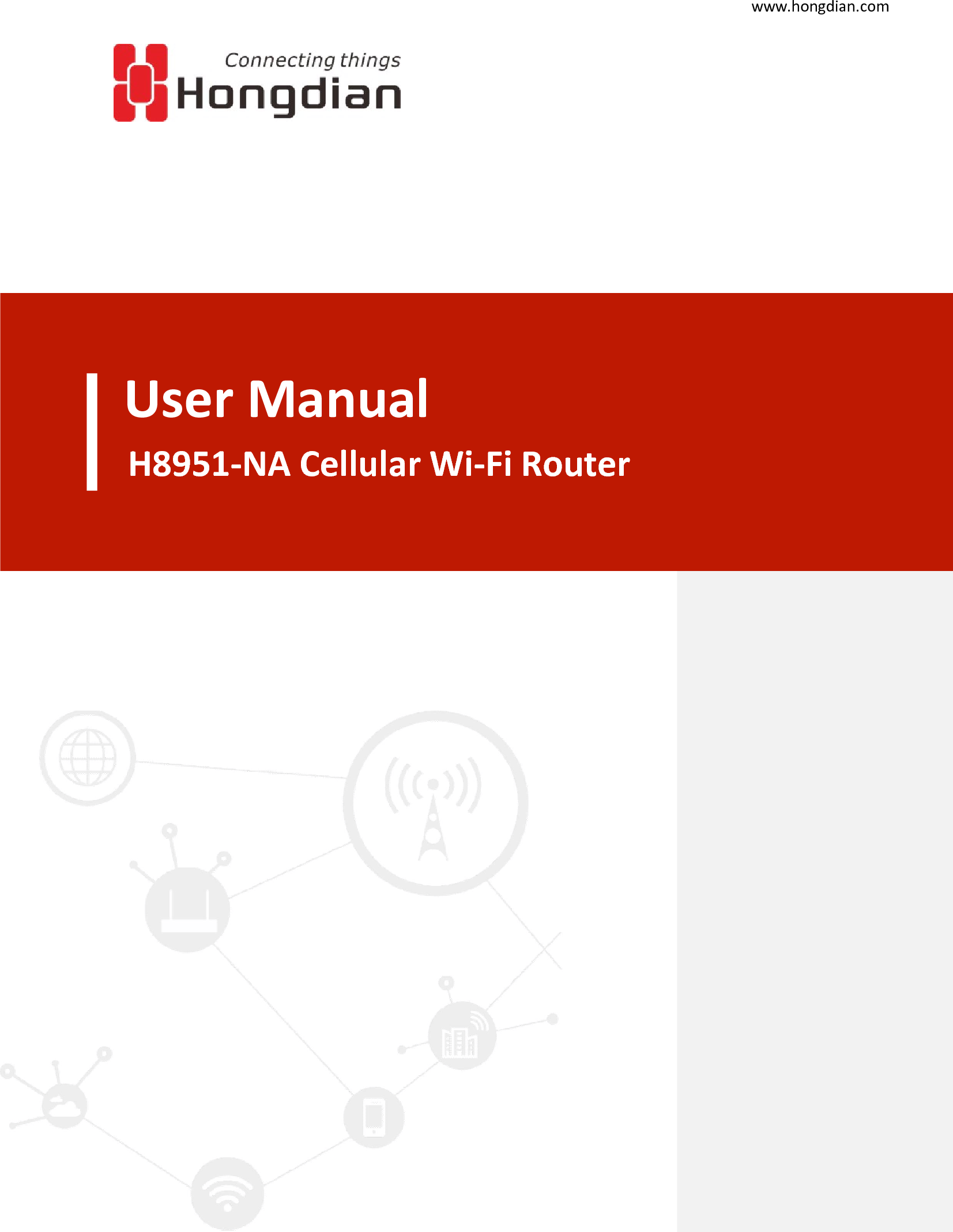 Hongdian H8951-NA Cellular Wi-Fi Router User Manual