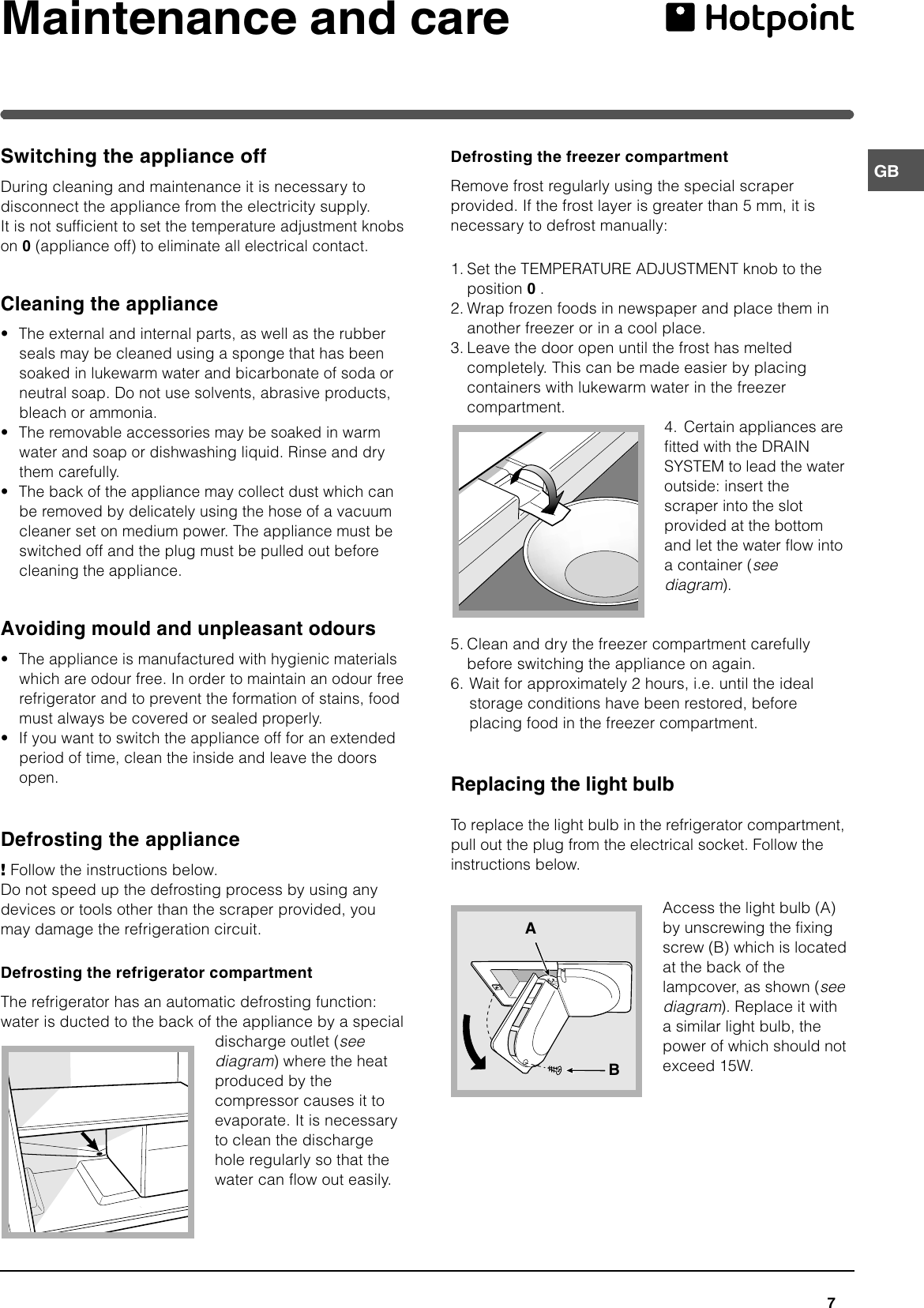 Hotpoint Hmb312Aai Users Manual 44802gb