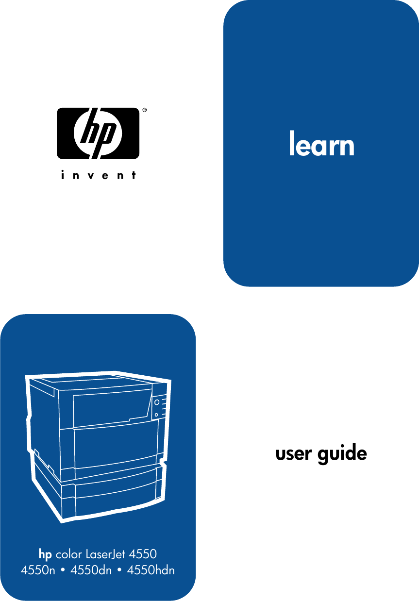 Hp 4550 Series Users Manual User Guide