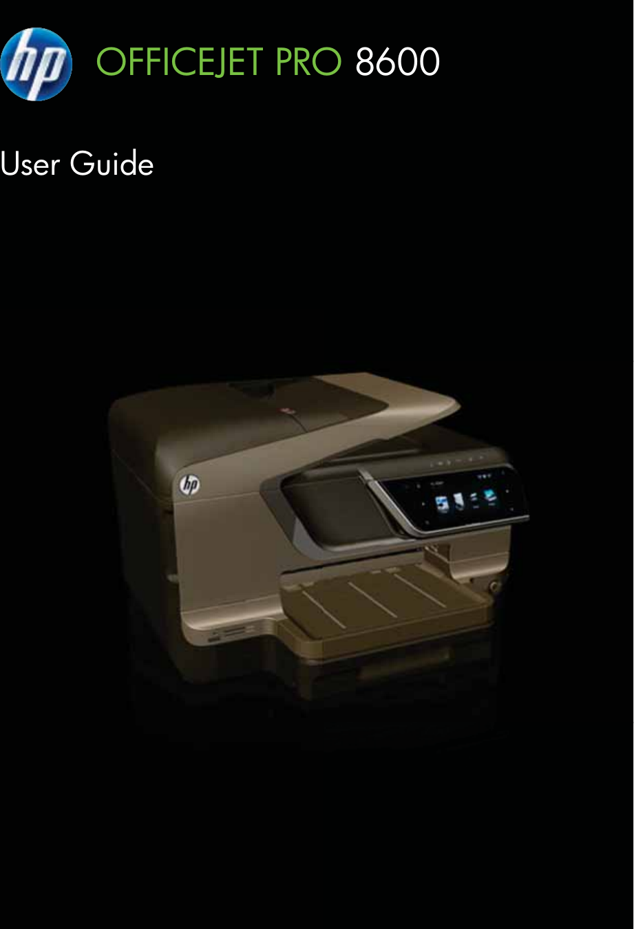 Hp All In One Printer Cm750A Users Manual Officejet Pro 8600 (N911) ENWW