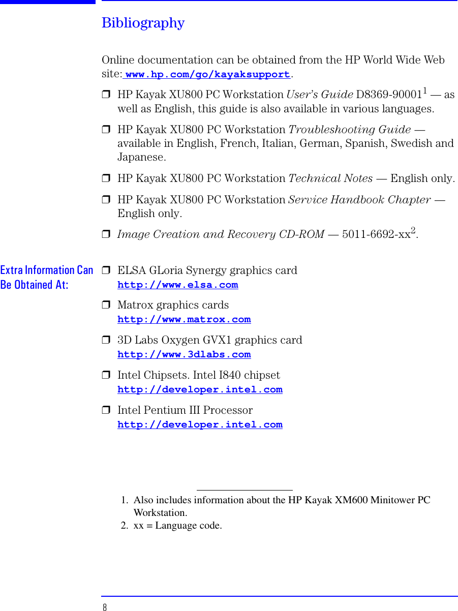 HP Elsa Synergy II Graphics Accelerator Card Installation Guide - France