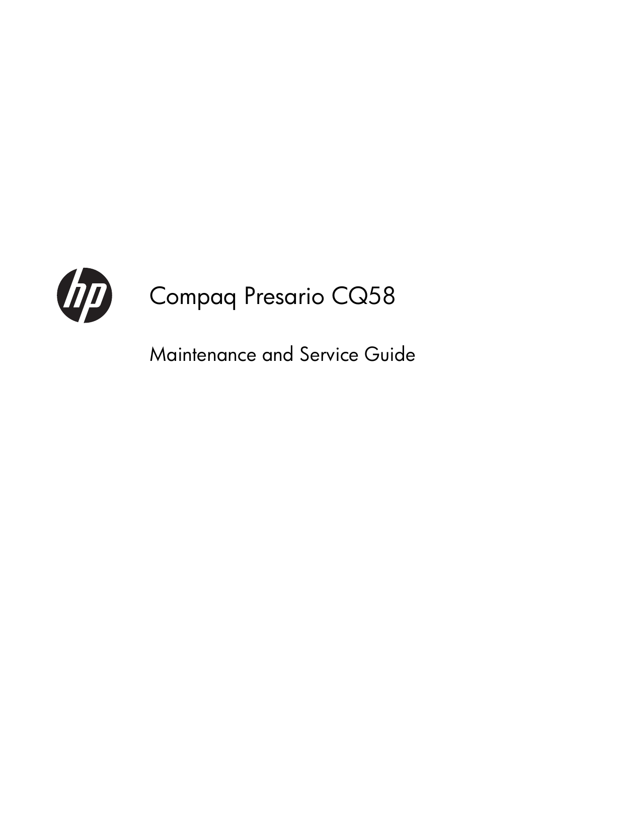 Hp Laptop Cq58 Users Manual