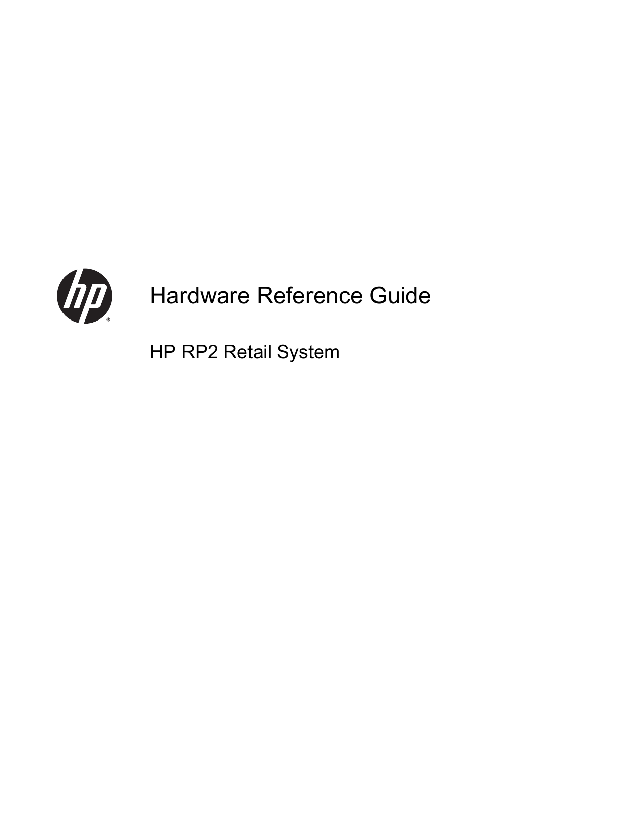 Hp Rp2 Retail System 2020 Hardware Reference Manual User Guide
