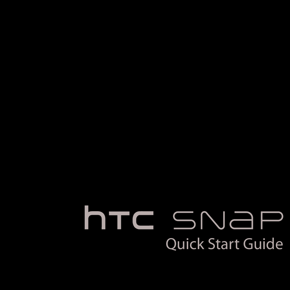 Htc Snap Telus Quick Start Guide