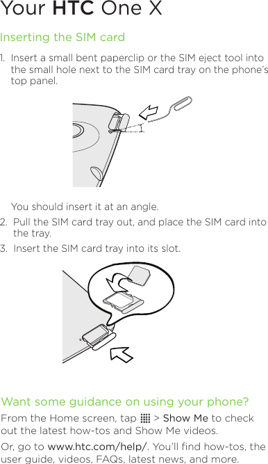 Htc One X Getting Started Guide