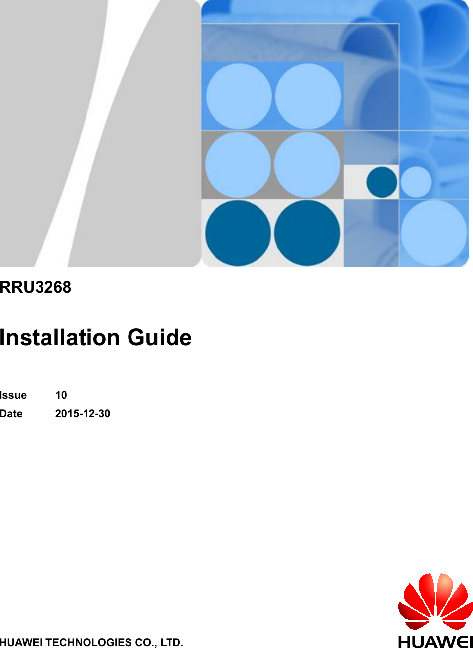 Huawei Technologies RRU32682G6 Remote Radio Unit User Manual ...