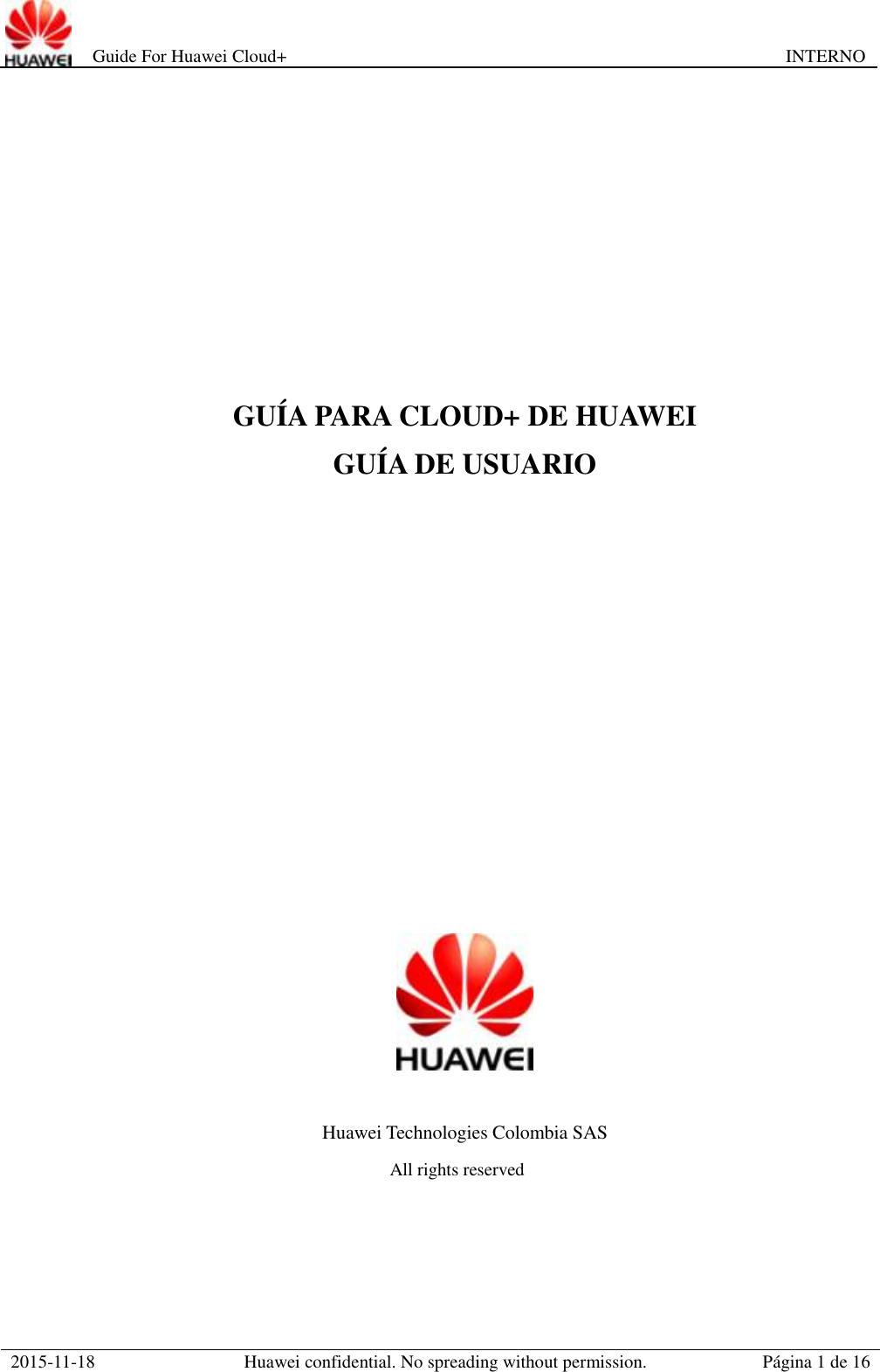 Huawei Release Notes Guía Para Cloud De