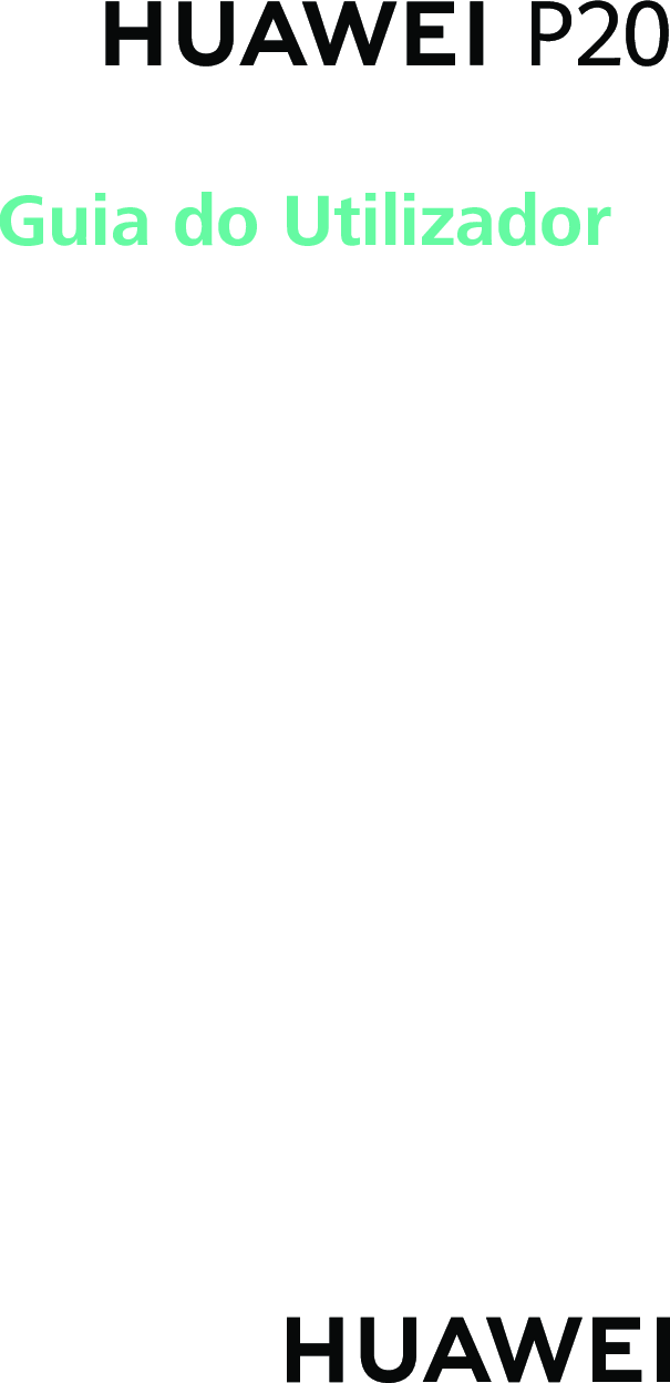 Huawei P20 Guia Do Utilizador (EML L09&EML L29, 01, PT)