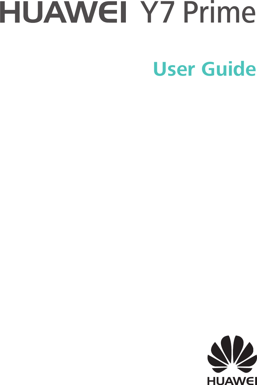 Huawei TRT Mobile Phone User Guide (V100R001_01,EN,Normal,HUAWEI Y7 ...