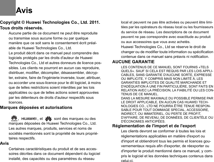 Huawei B970B Owner S Manual