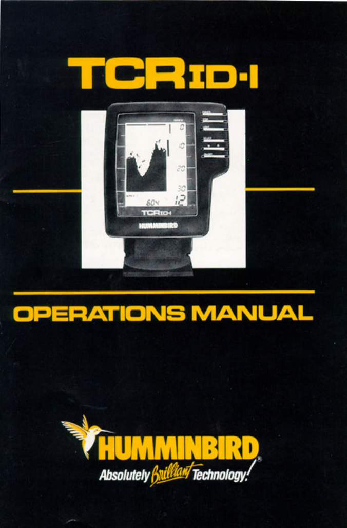 Humminbird Tcr Id 1 Users Manual TCRID