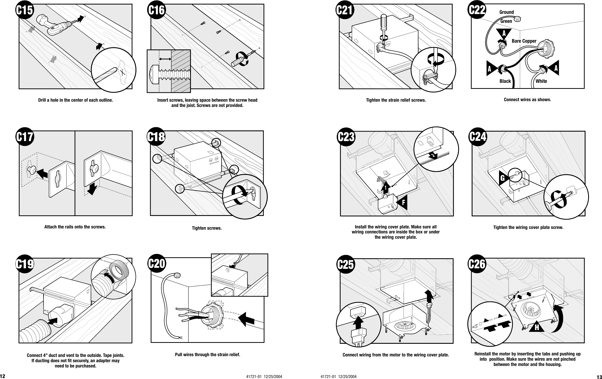 Hunter Fan Architect 90061 Users Manual HF006 61_11 03 04