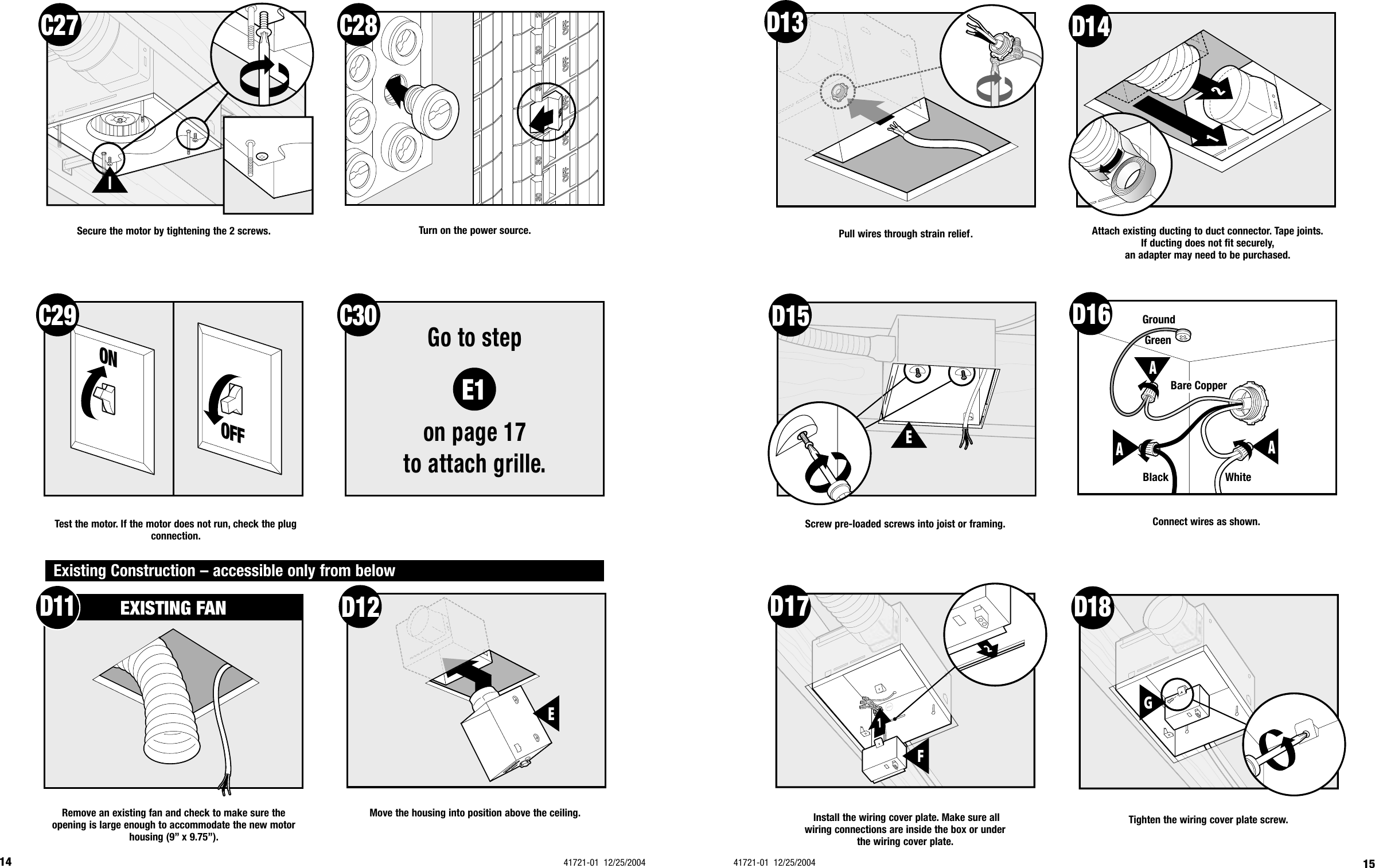 Hunter Fan Architect 90061 Users Manual HF006 61_11 03 04