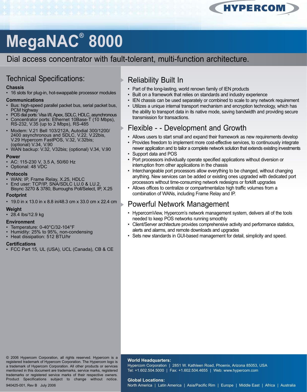 Hypercom Meganac 8000 Users Manual Meganac8000.qxp