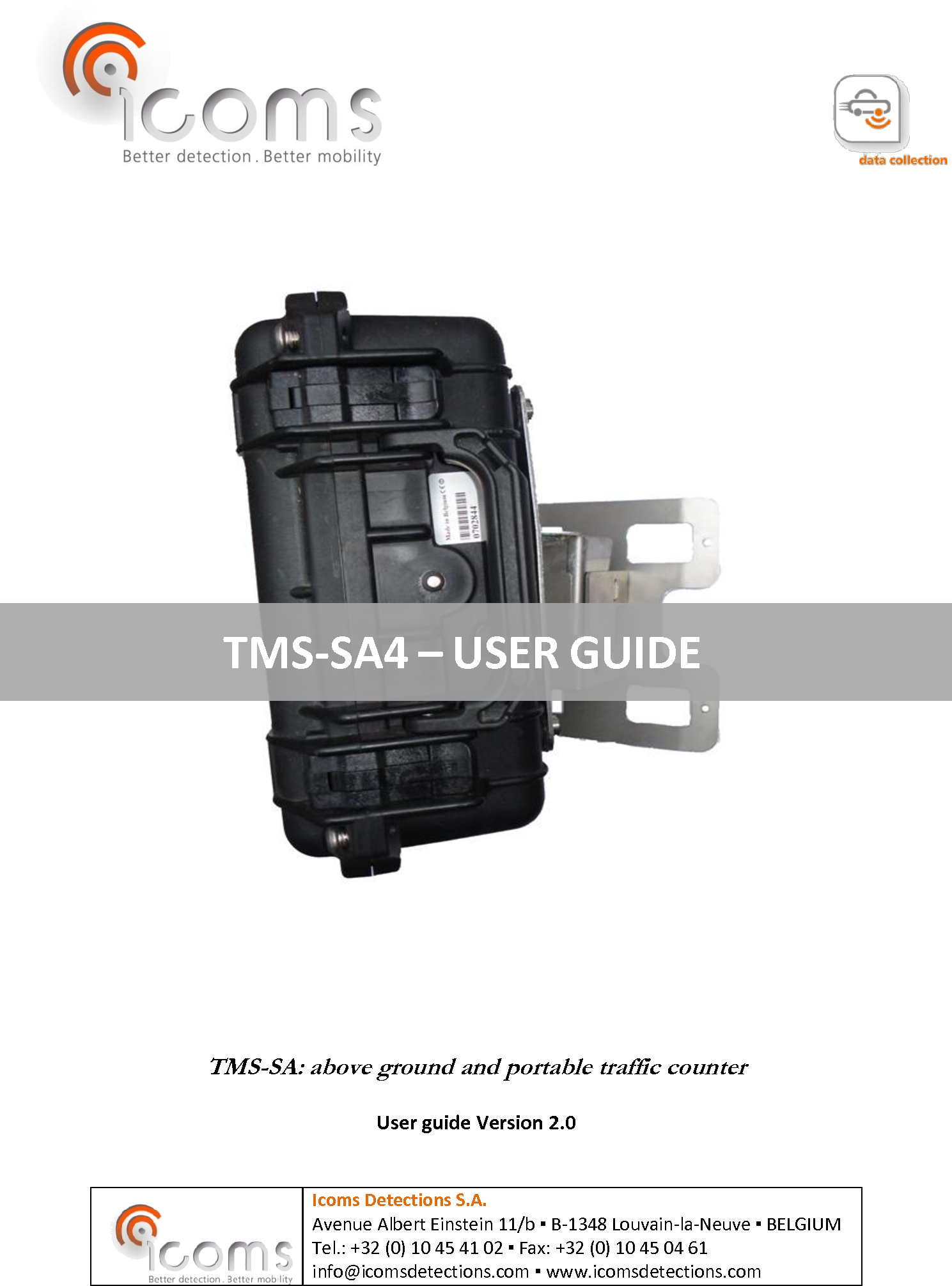 ICOMS detections TMSSA TMS-SA Radar User Manual I