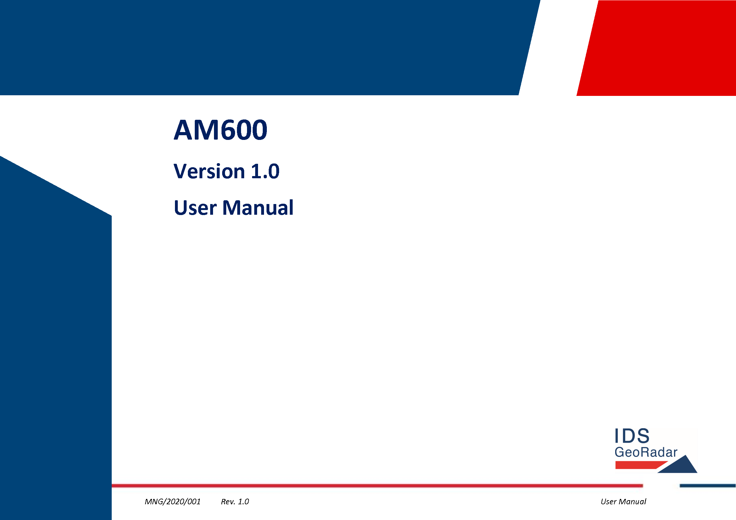 IDS GeoRadar s r l AM600 GPR AM600 Discussion and FAQ