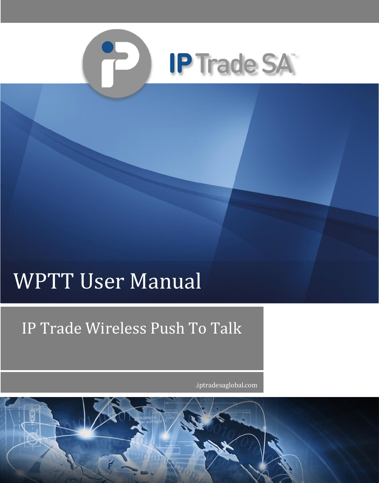 IP TRADE IPT-WPTTH IPT WPTT Handheld device User Manual IPT WPTT User ...