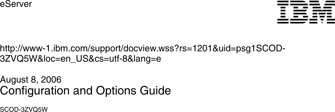 Ibm Scod 3Zvq5W Users Manual COG