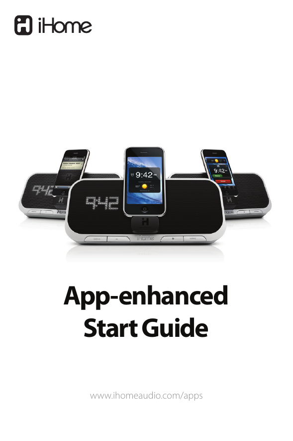 Ihome Ia100 Quick Start Guide IHome+Apps 2.0 V9