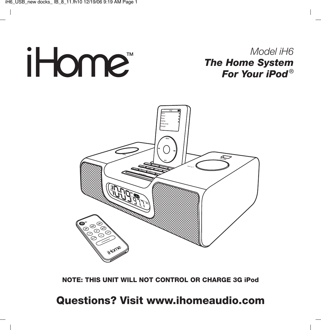 Ihome Ih6 Users Manual IH6_USB_new Docks_ IB_8_11.fh10