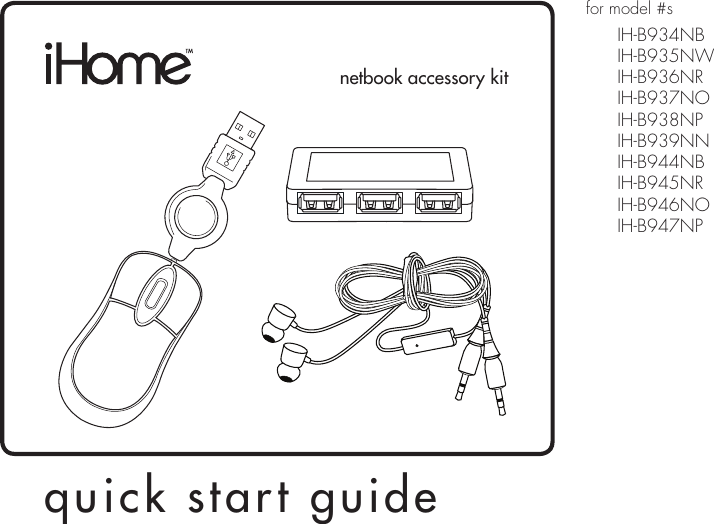 Ihome Ih B934Nb Users Manual